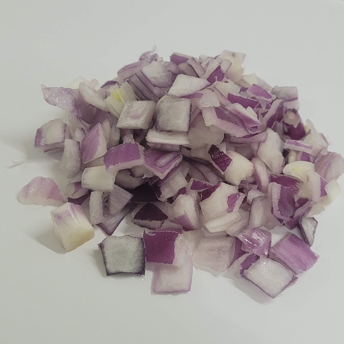 Oignons rouges en cube – Le Legumier de l'Est